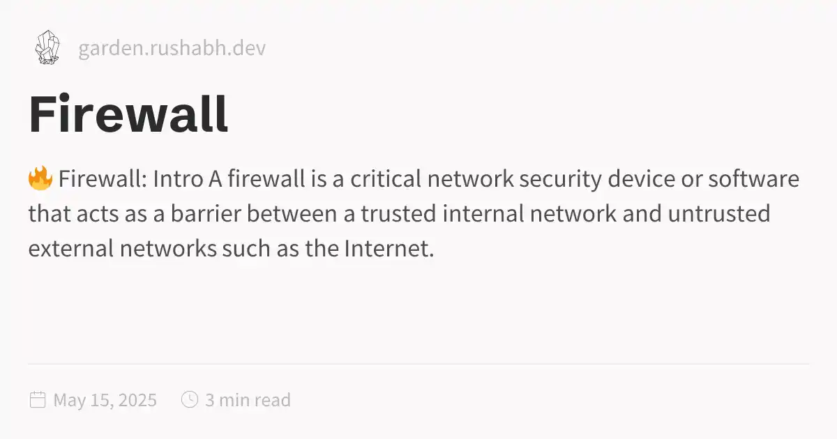 Firewall